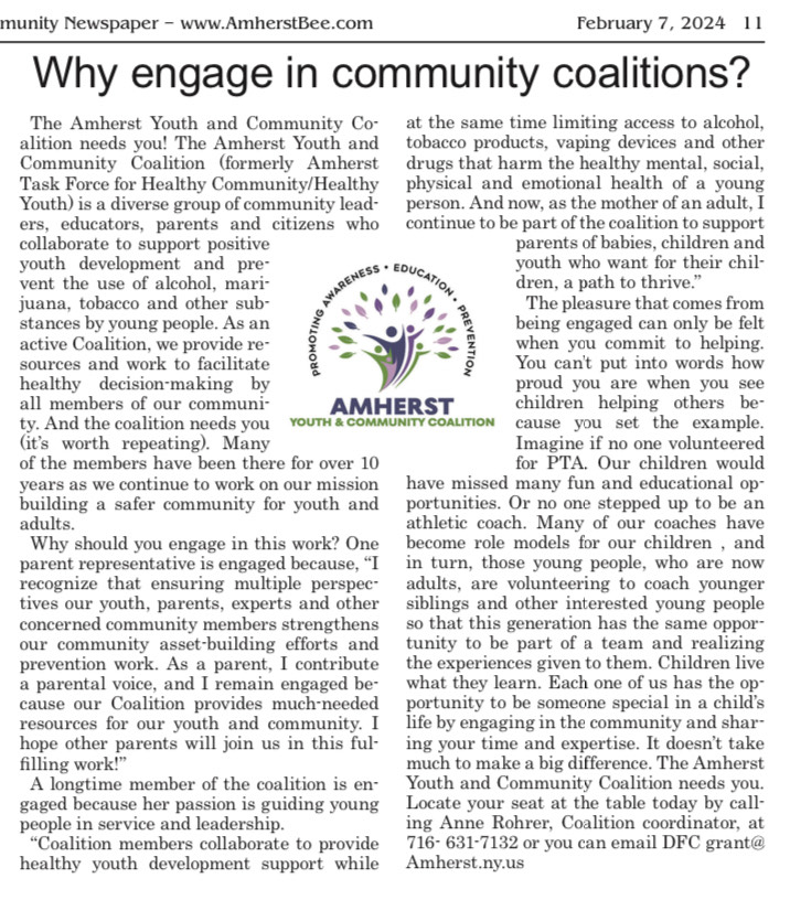 Why Engage in Community Coalitions? | Amherst Youth & Community Coalition